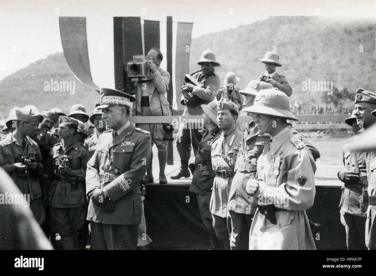 Italian Marshal Rodolfo Graziani, Ethiopia Stock Photo - Alamy