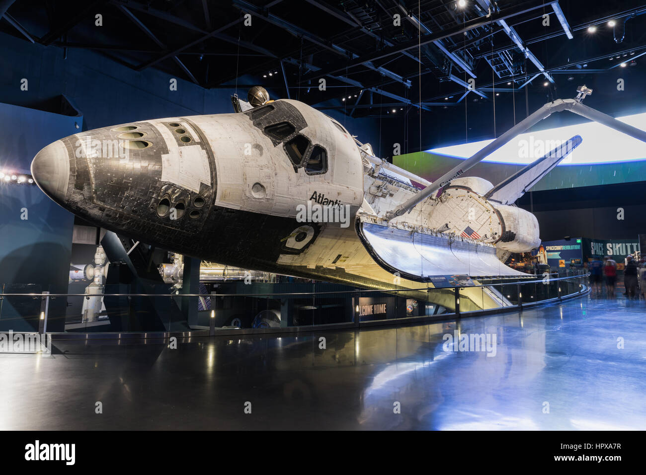 KENNEDY SPACE CENTER, FLORIDA, USA - SEBRUARY 19, 2017: Space Shuttle ...