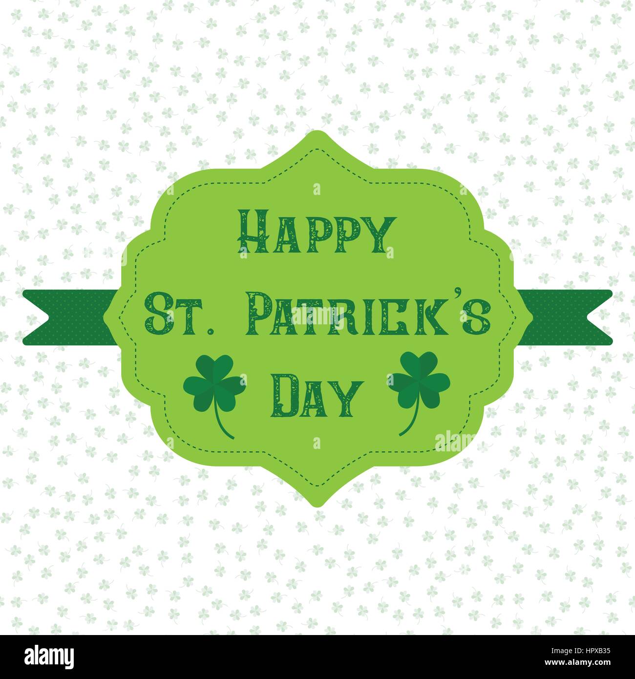 Shamrock green hat patrick Stock Vector Images - Alamy