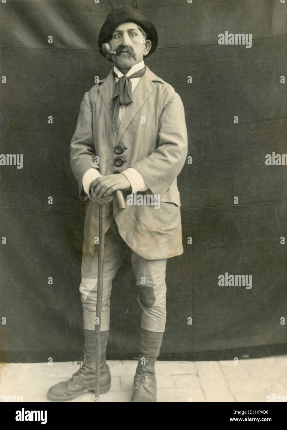 Actor at a theatrical representation, Italy Stock Photo - Alamy