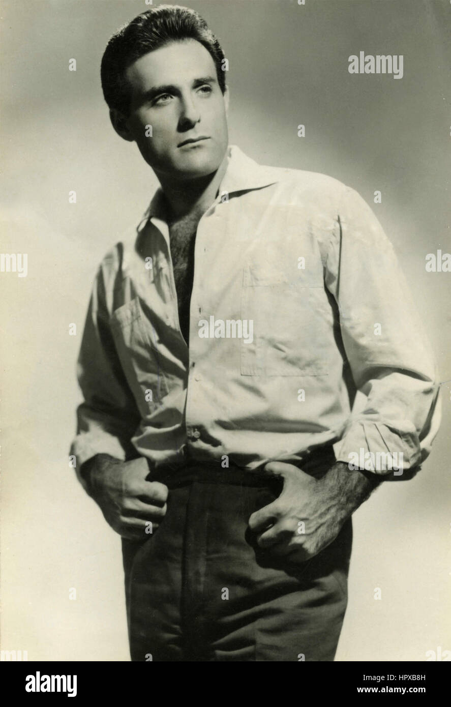 Italian singer and actor Giacomo Rondinella Stock Photo - Alamy