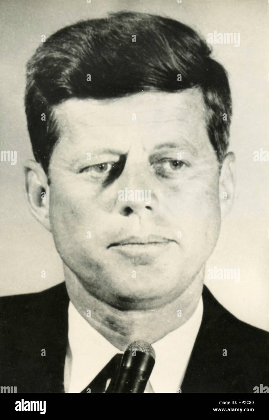 Portrait of john f. kennedy hi-res stock photography and images - Alamy
