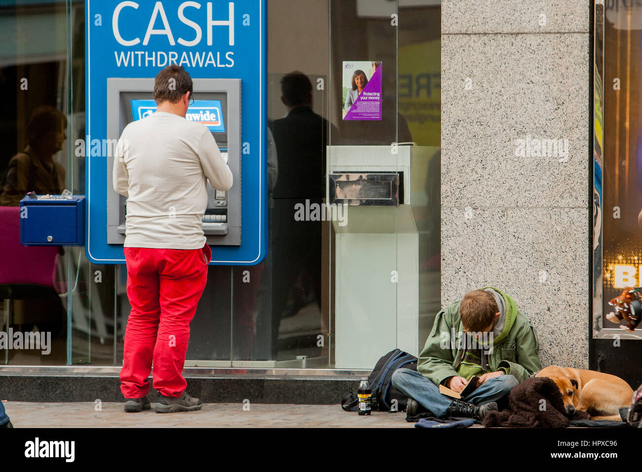Homeless people sleeping rough in London Featuring: Atmosphere, View ...