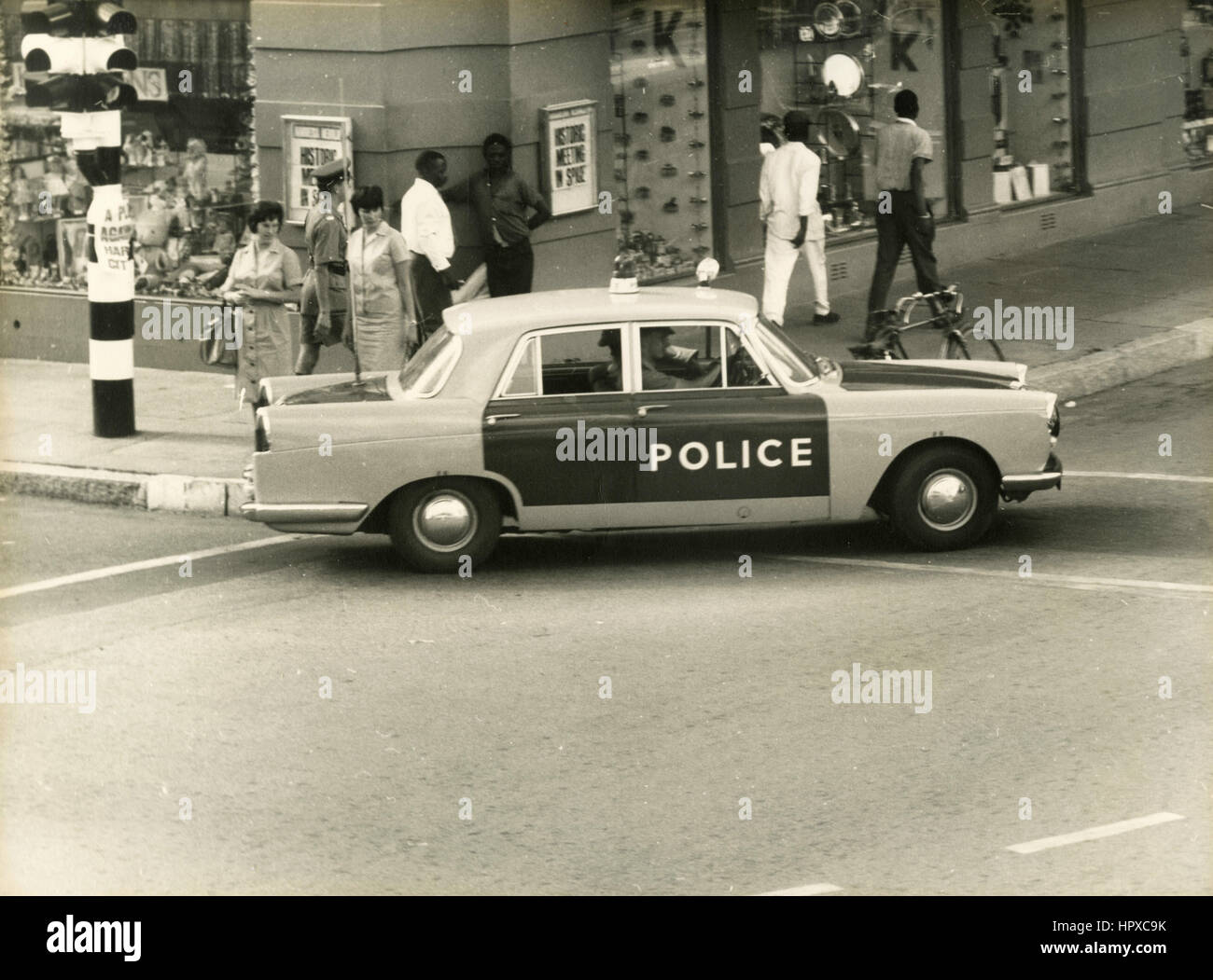 Police Car 1960s High Resolution Stock Photography and Images - Alamy
