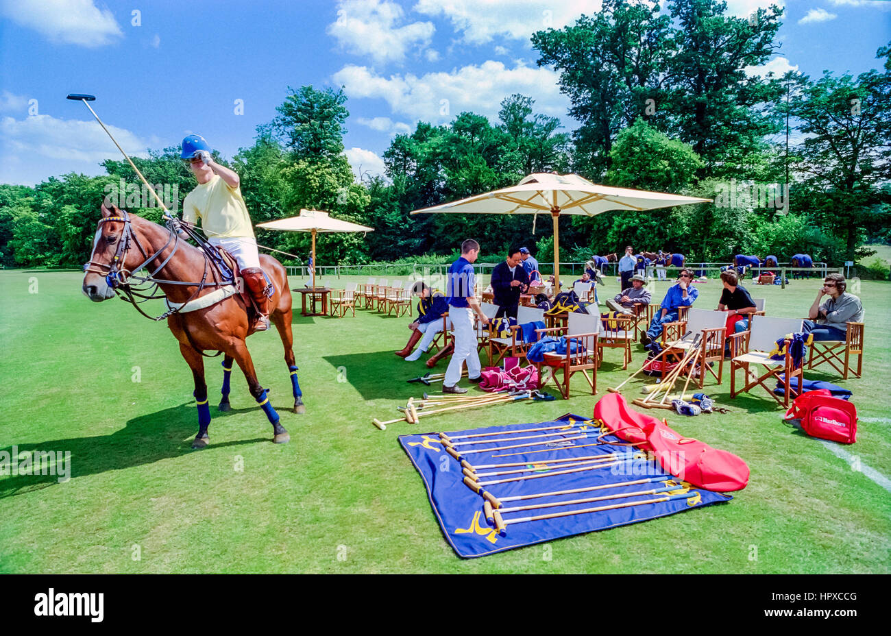 A Kerry Packer-sponsored polo tournament at Cowdray Park, Easebourne ...