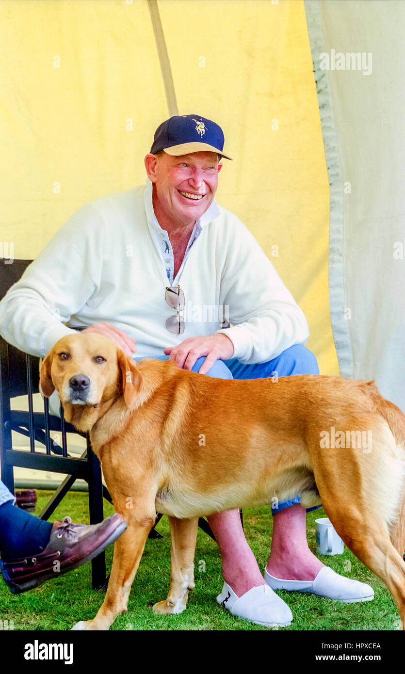 A Kerry Packer-sponsored polo tournament at Cowdray Park, Easebourne ...