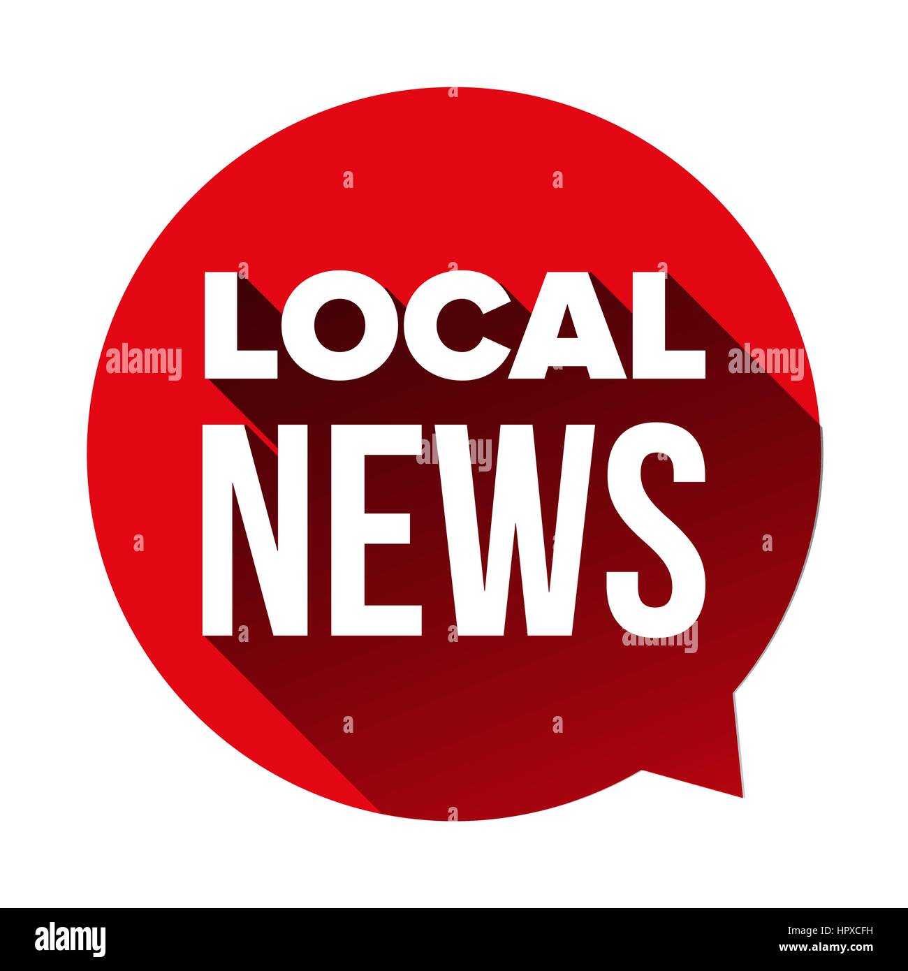 Speech bubble news Stock Vector Images - Alamy