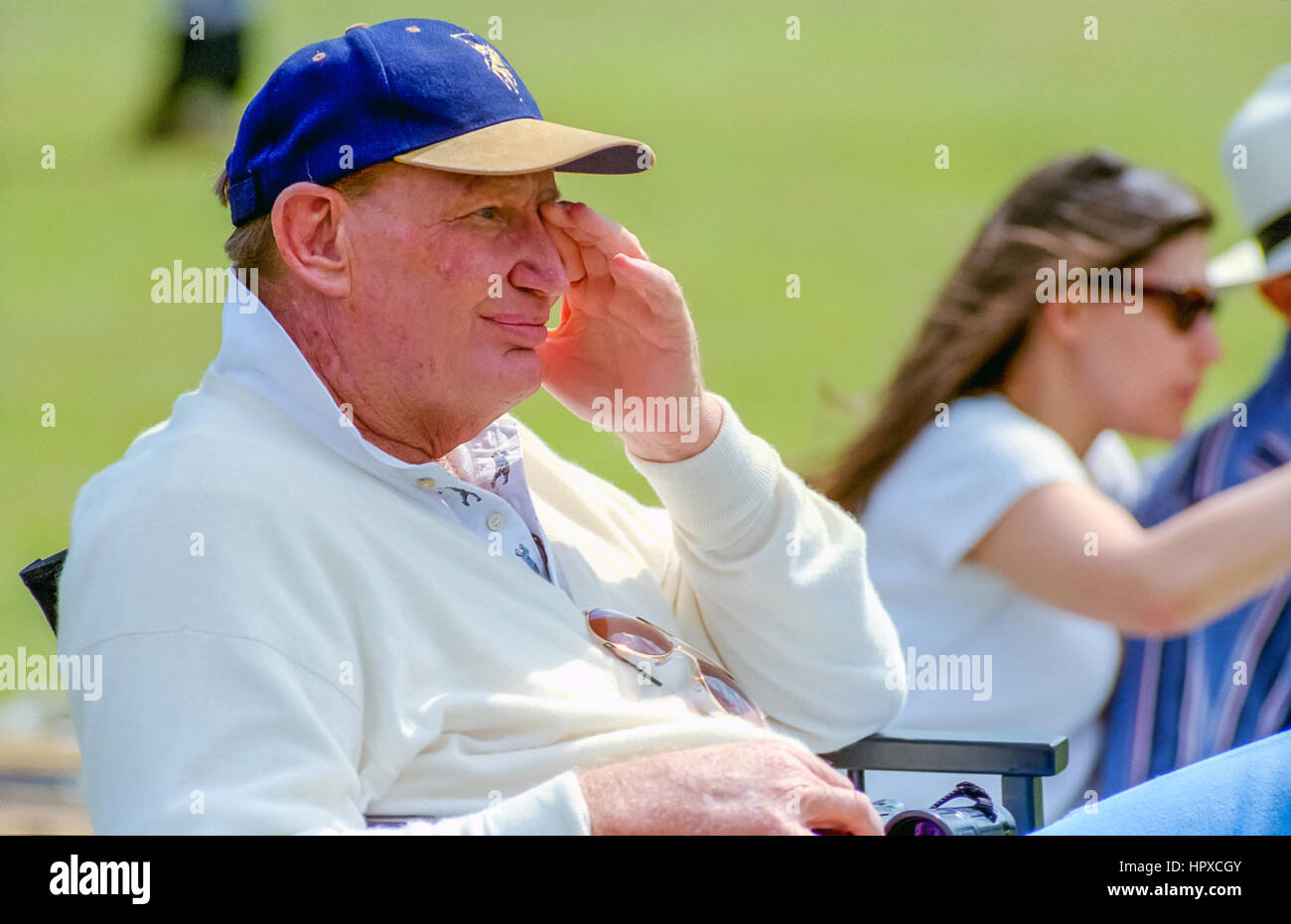 A Kerry Packer-sponsored polo tournament at Cowdray Park, Easebourne ...
