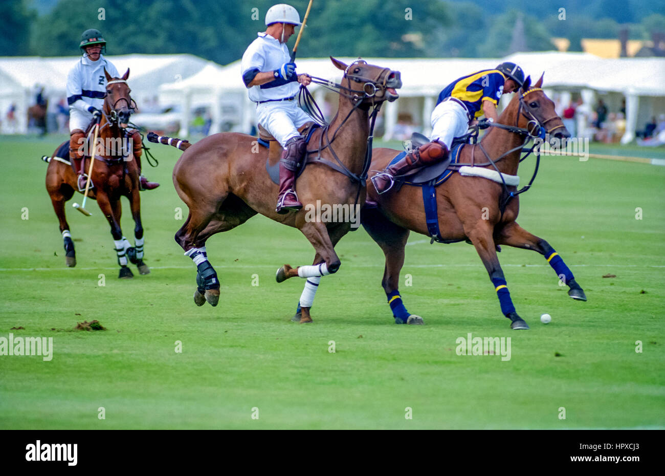 A Kerry Packer-sponsored polo tournament at Cowdray Park, Easebourne ...
