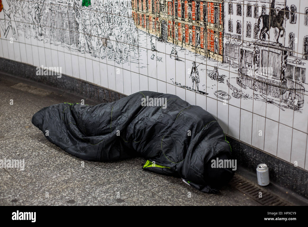 Rough sleepers in London Featuring: Atmosphere, View Where: London ...