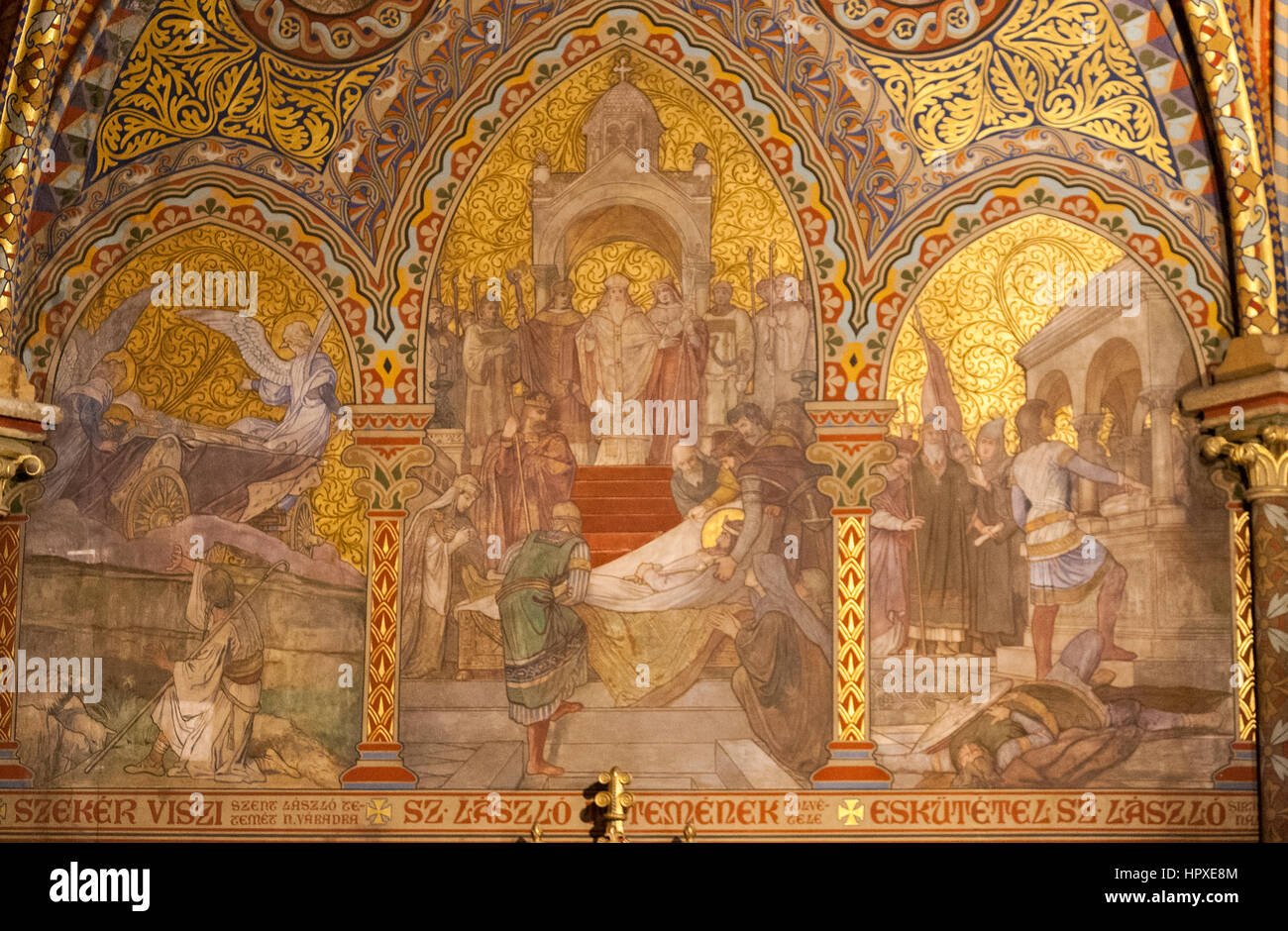 Matthias Church, Buda, florid late Gothic style, Budapest, Hungary ...