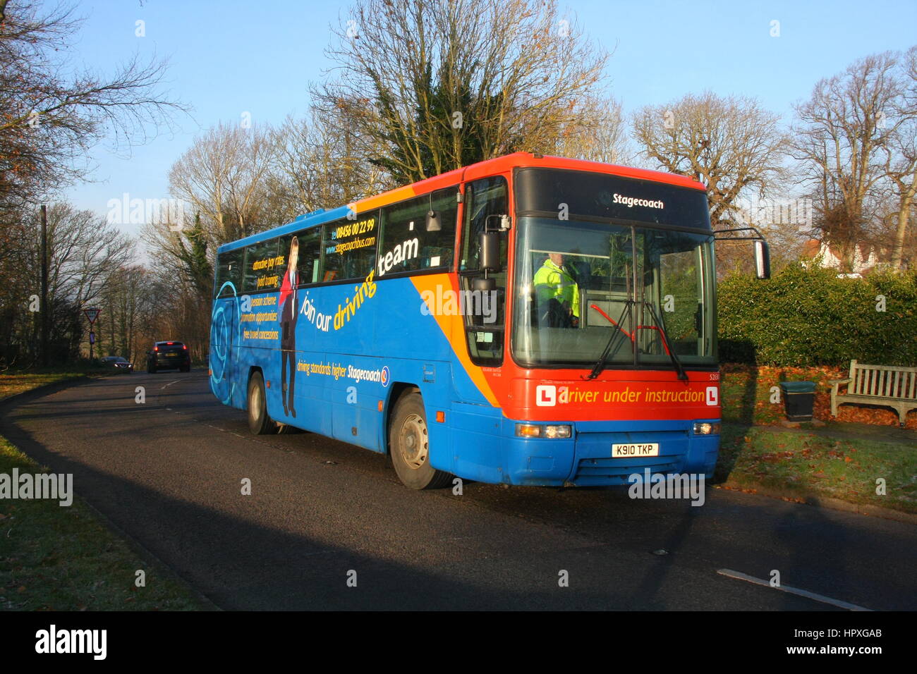 Stagecoach driver training bus hi-res stock photography and images - Alamy