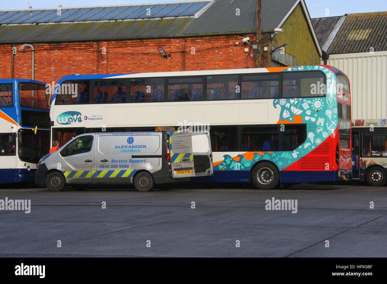 STAGECOACH SOUTH EAST ADL ENVIRO 400 MMC DOUBLE DECK BUS NEW IN 2016 ...