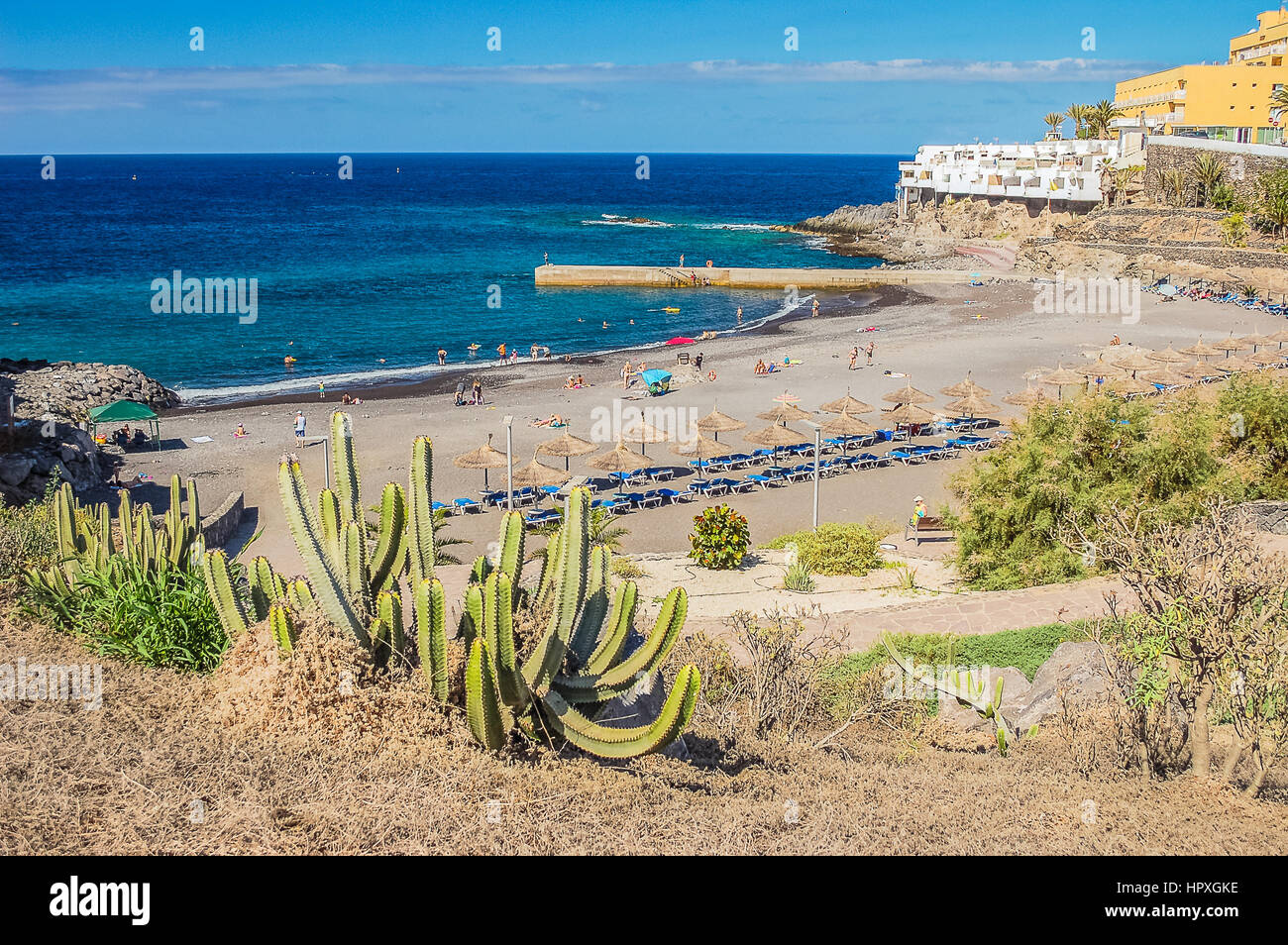 Beautiful beach in Callao Salvaje on Tenerife, Spain Stock Photo - Alamy