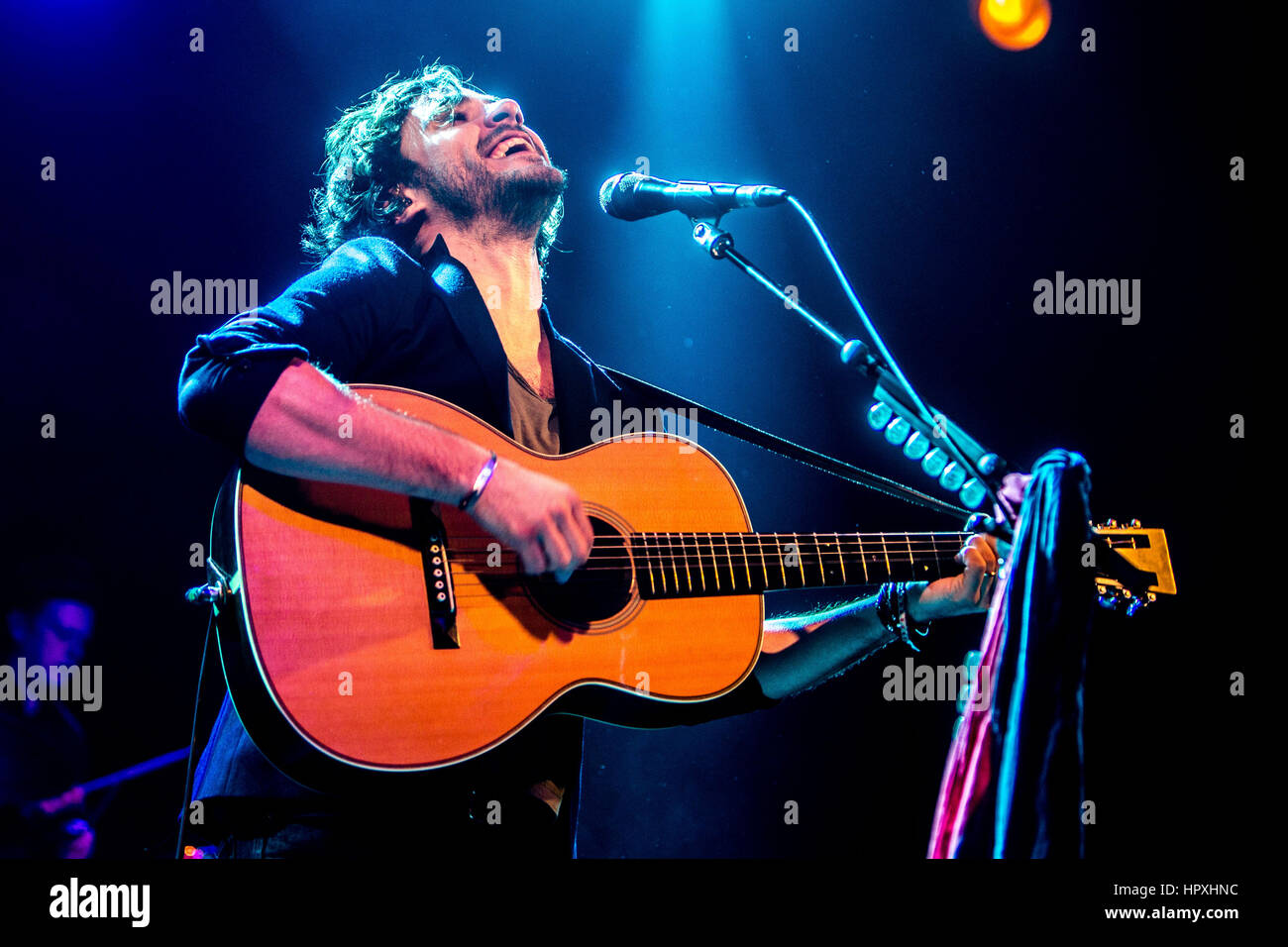 Milano, Italy. 24th Feb, 2017. Jack Savoretti performs live at Fabrique ...