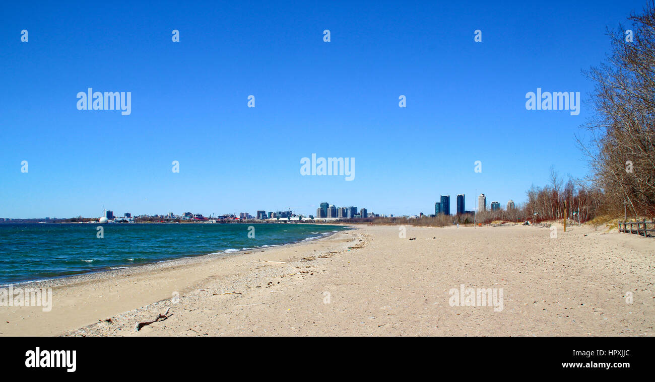 Hanlan's Point Beach at Onatario Lake, clothing optional area Stock ...