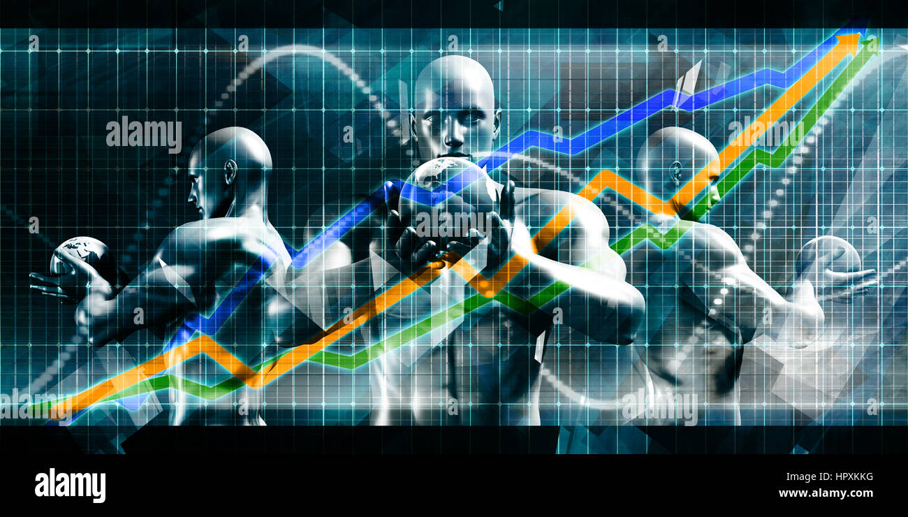 Global Solutions with Businessmen Holding Globe Background Stock Photo ...