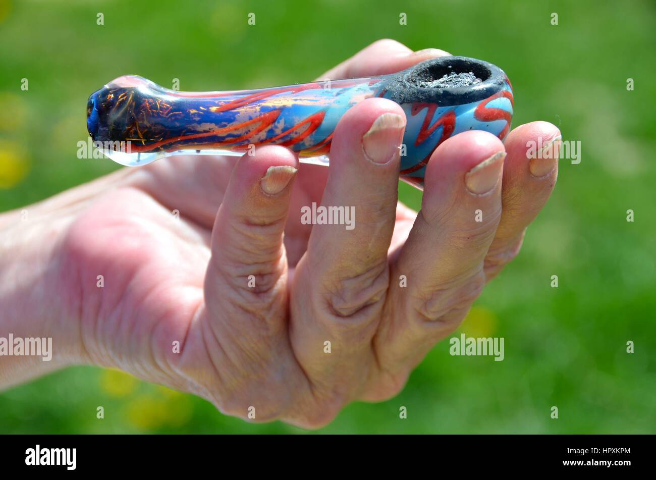 Marijuana Pipe Stock Photo - Alamy