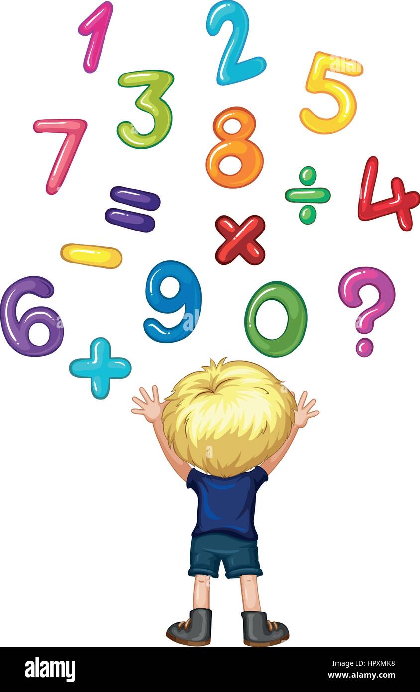 Numbers on wall Stock Vector Images - Alamy