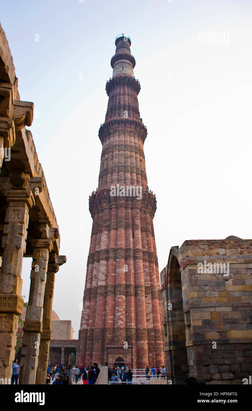 Qutub Minar, Architecture, Brick, Built Structure, Capital Cities ...