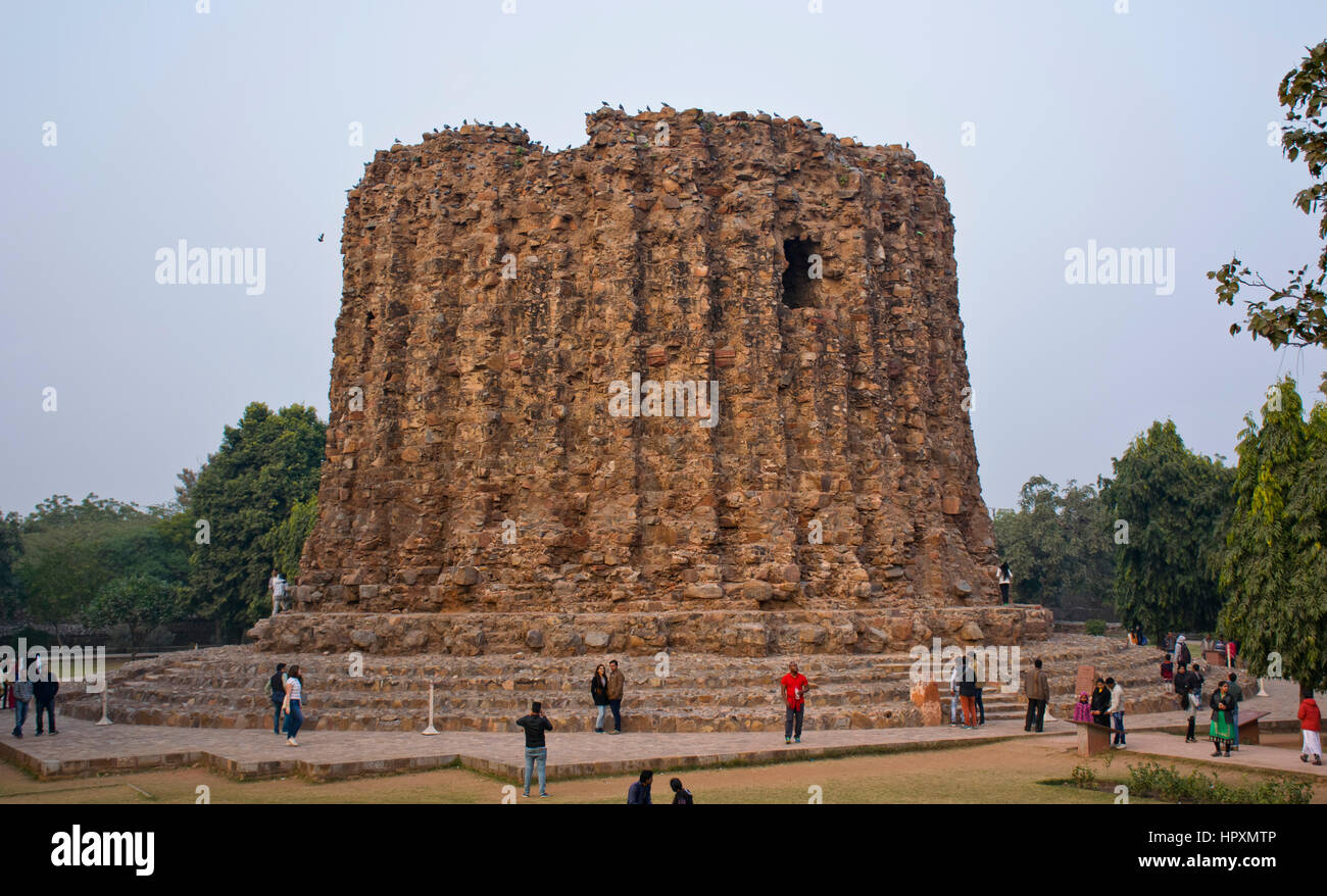 Base of alai minar hi-res stock photography and images - Alamy