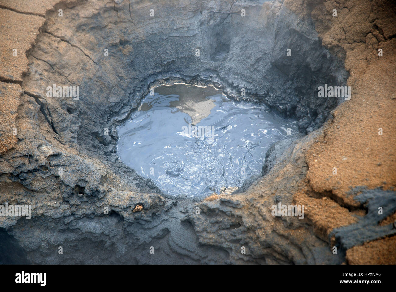 A geothermal spot noted for its bubbling pools, boiling mud pits and ...