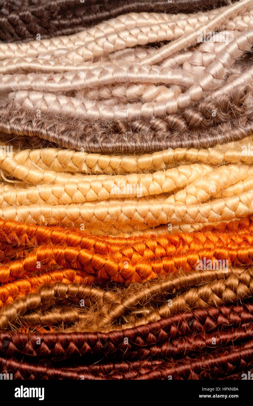 Crepe Hair Used for Making Beards and Moustaches Stock Photo - Alamy