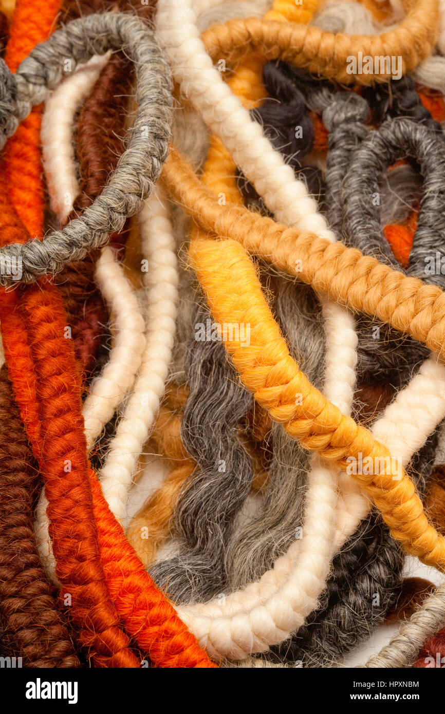 Crepe Hair Used for Making Beards and Moustaches Stock Photo - Alamy