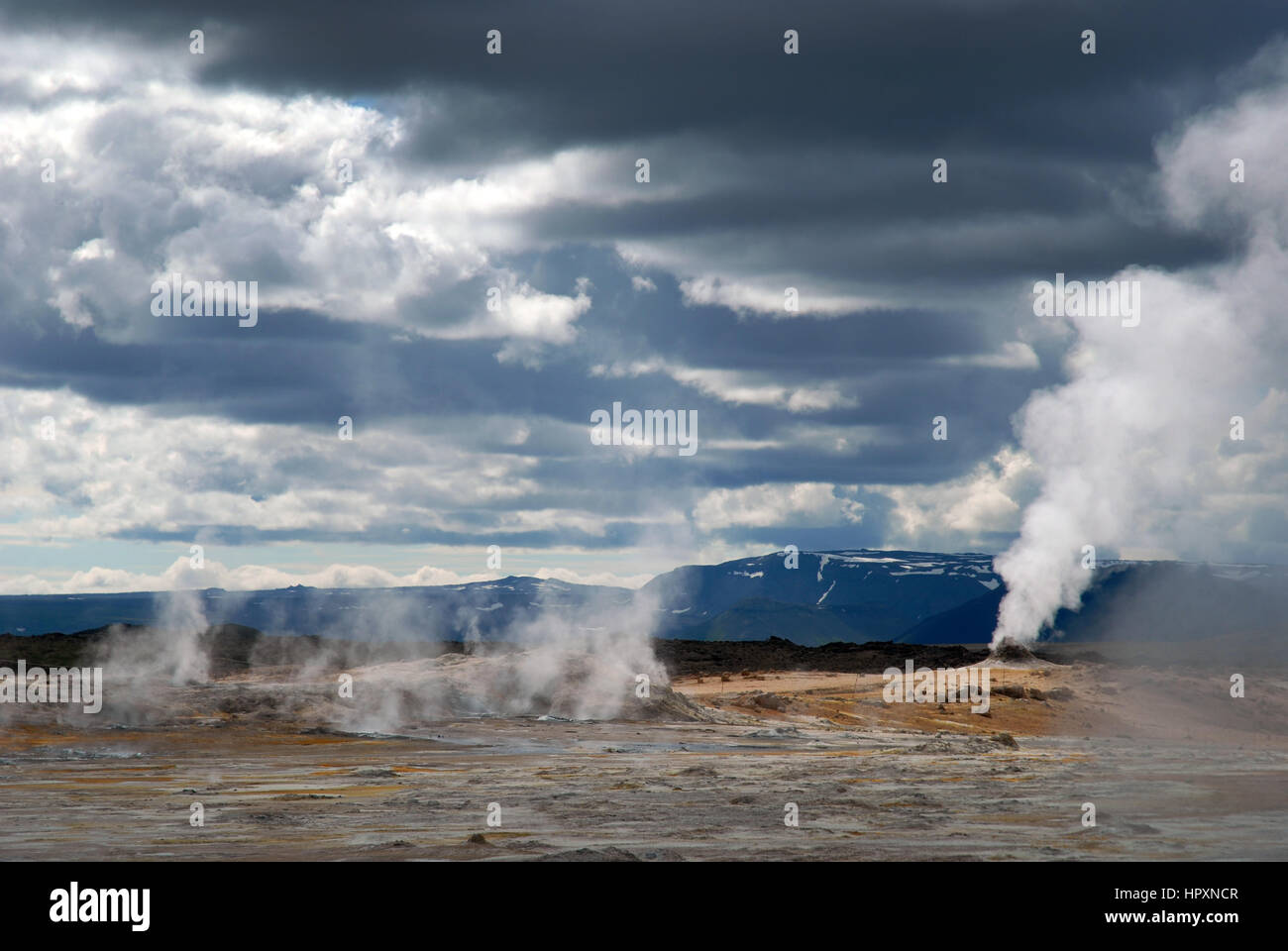 A geothermal spot noted for its bubbling pools, boiling mud pits and ...