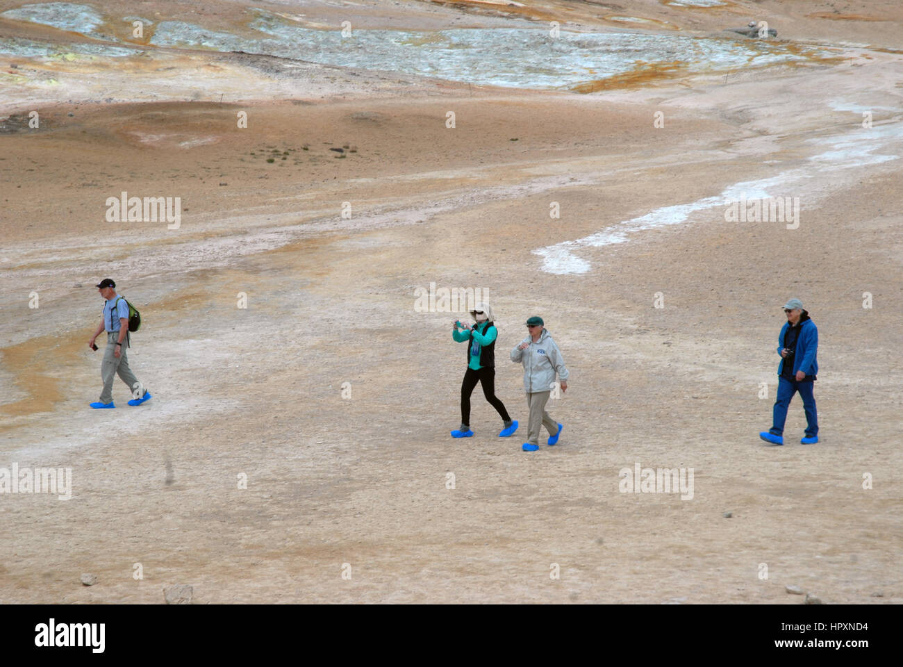 A geothermal spot noted for its bubbling pools, boiling mud pits and ...