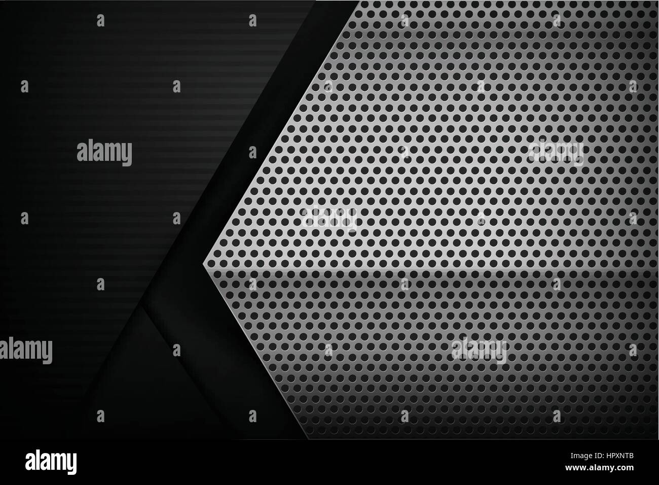 Chrome black and grey background texture vector illustration eps10 ...