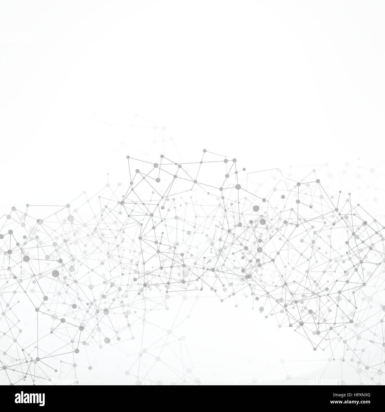 Abstract background network connect concept with dot and link line ...