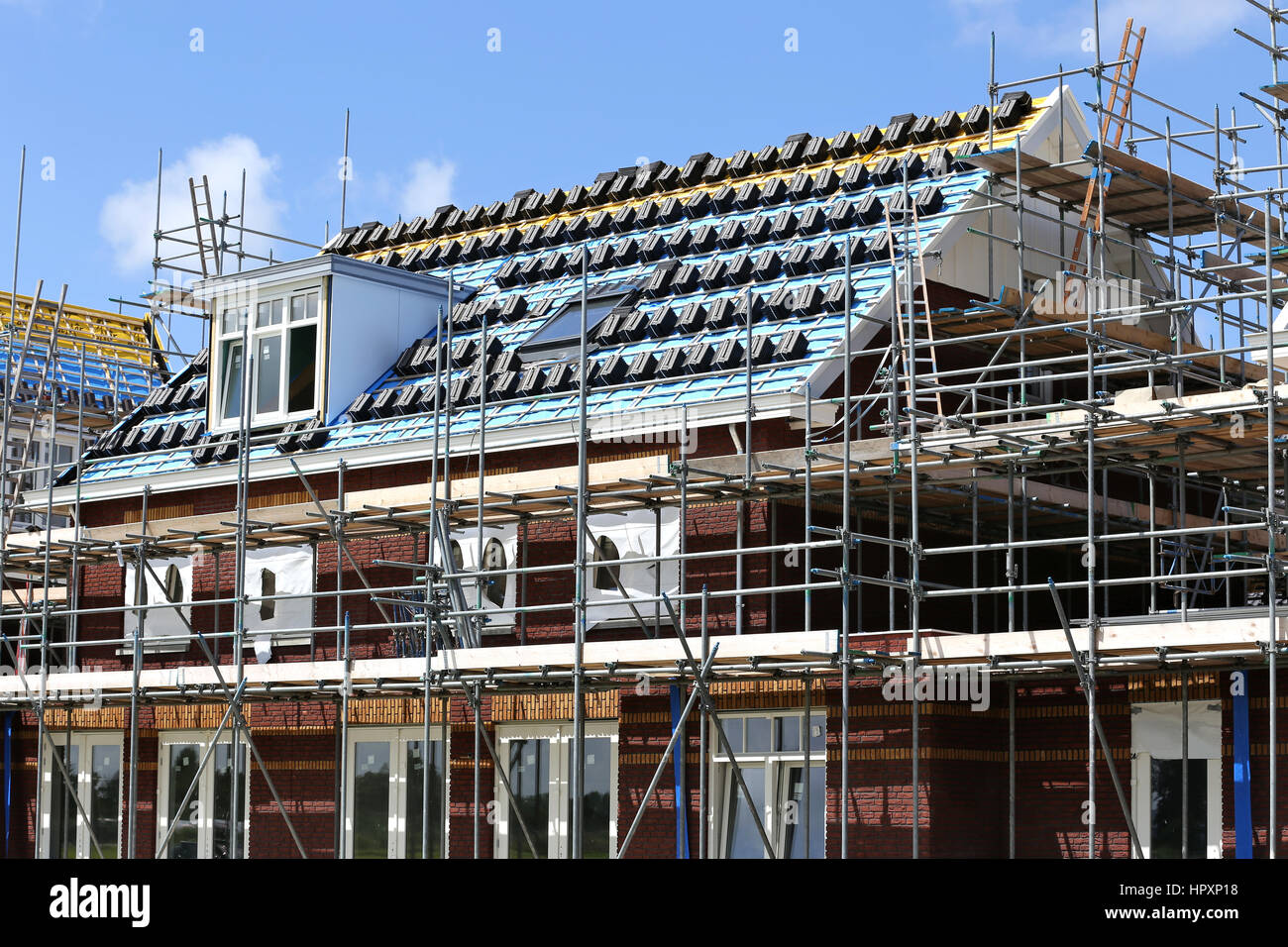 single-family house under construction Stock Photo - Alamy