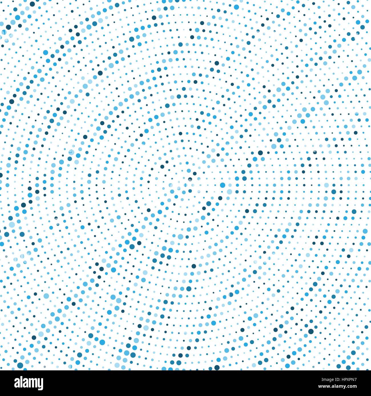 Abstract round halftone dotted pattern as a background. Grunge halftone ...