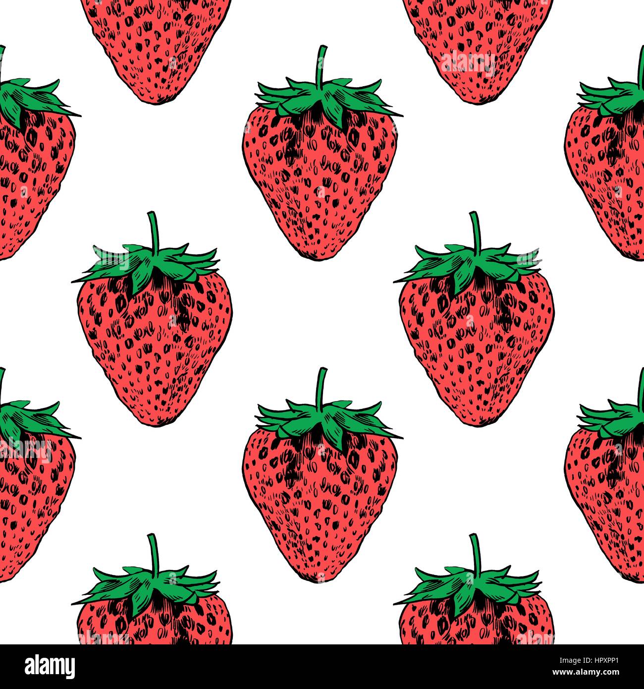 Strawberry print hi-res stock photography and images - Alamy