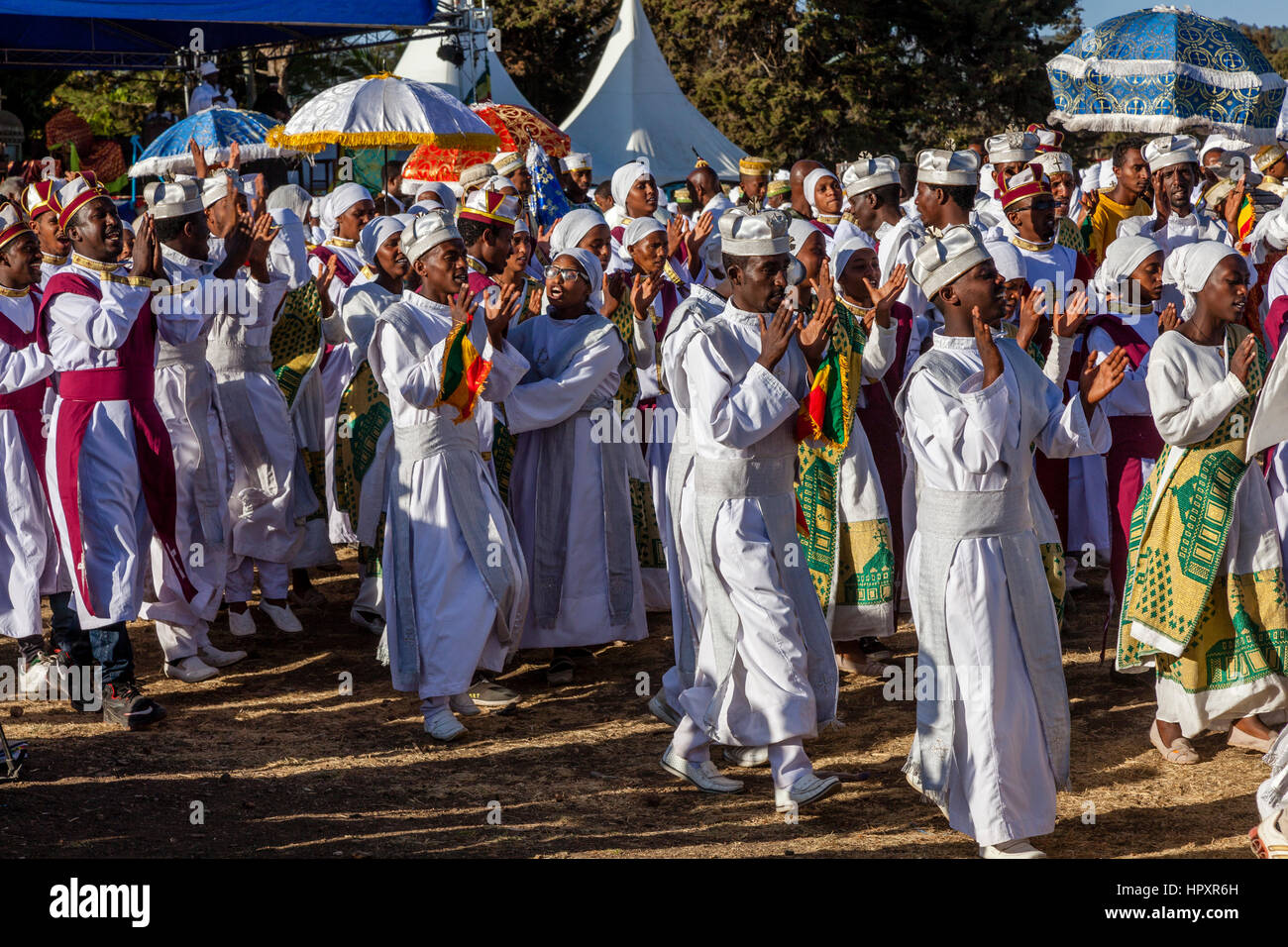 Ethiopian Christians Celebrating Timkat (Epiphany), Jan Meda Sports ...