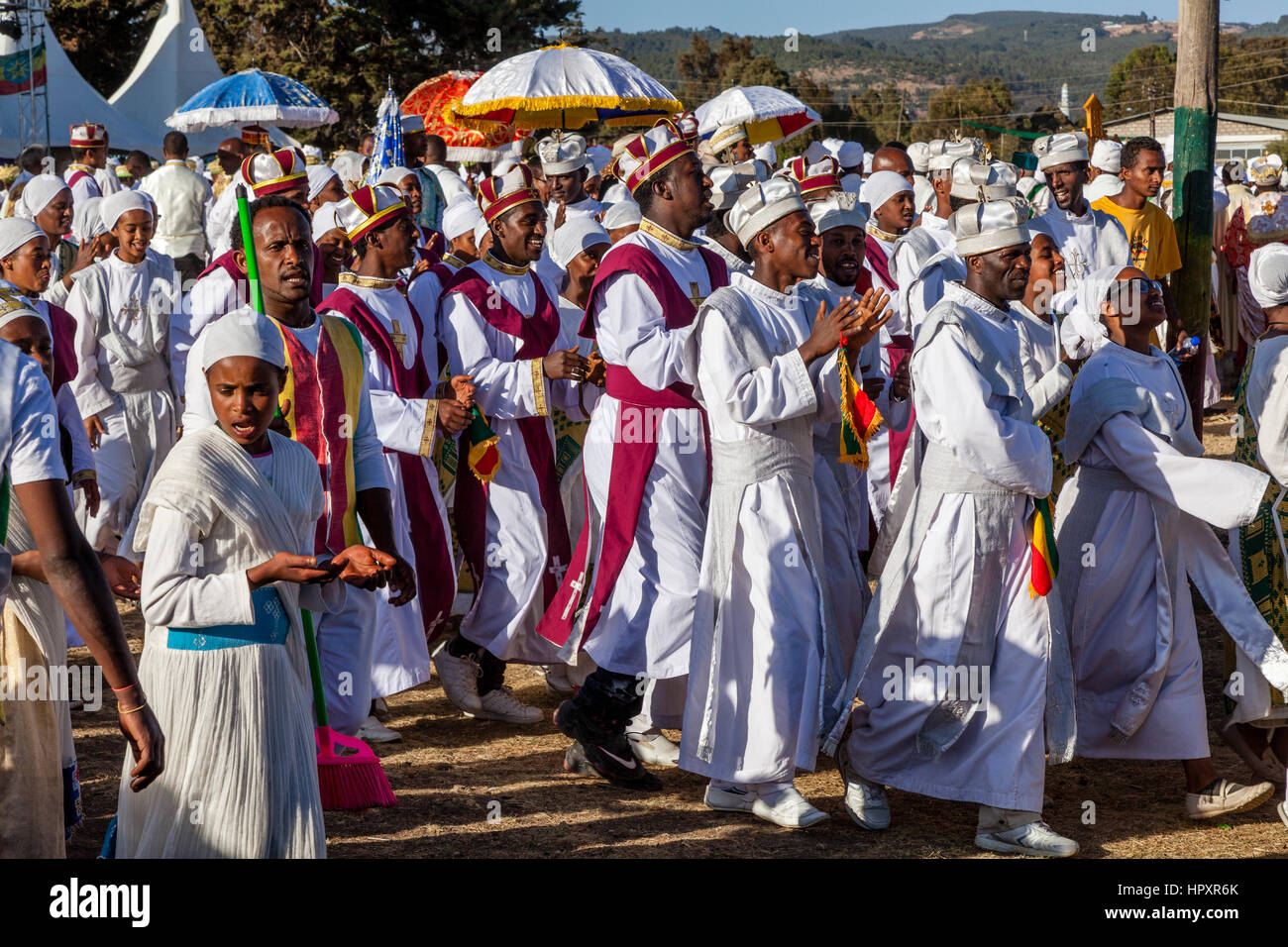 Ethiopian Christians Celebrating Timkat (Epiphany), Jan Meda Sports ...