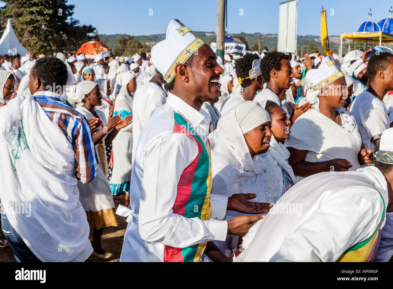 Ethiopian Christians Celebrating Timkat (Epiphany), Jan Meda Sports ...