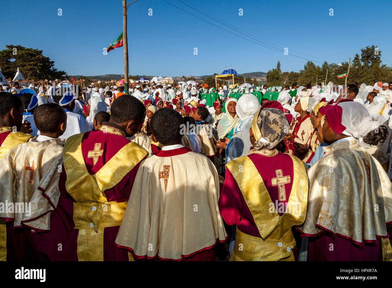 Ethiopian Christians Celebrating Timkat (Epiphany), Jan Meda Sports ...