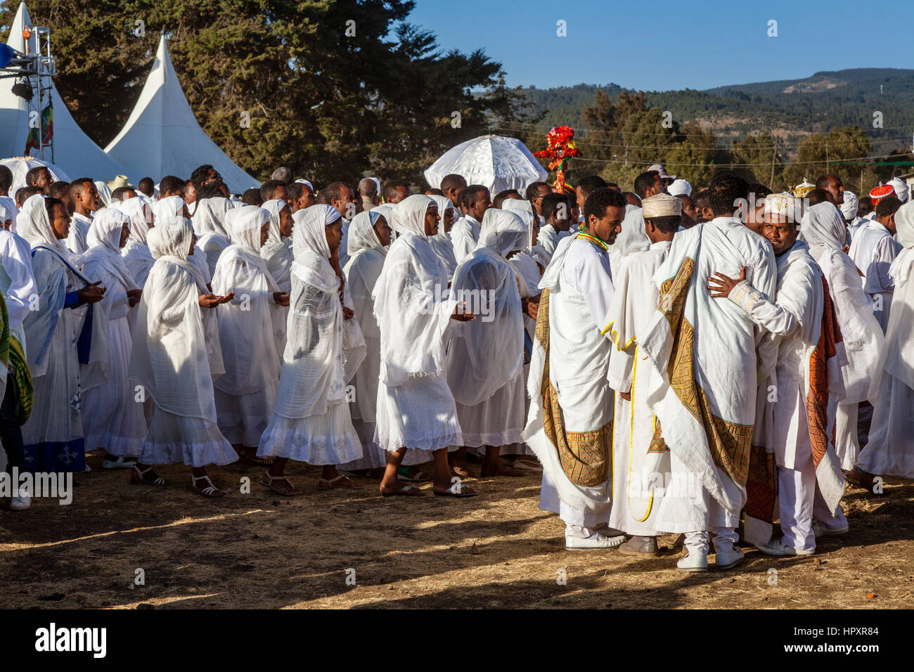 Ethiopian Christians Celebrating Timkat (Epiphany), Jan Meda Sports ...