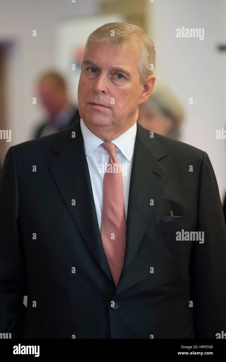 HRH Duke of York attends the Pitch at Palace event at Tramshed Tech in ...