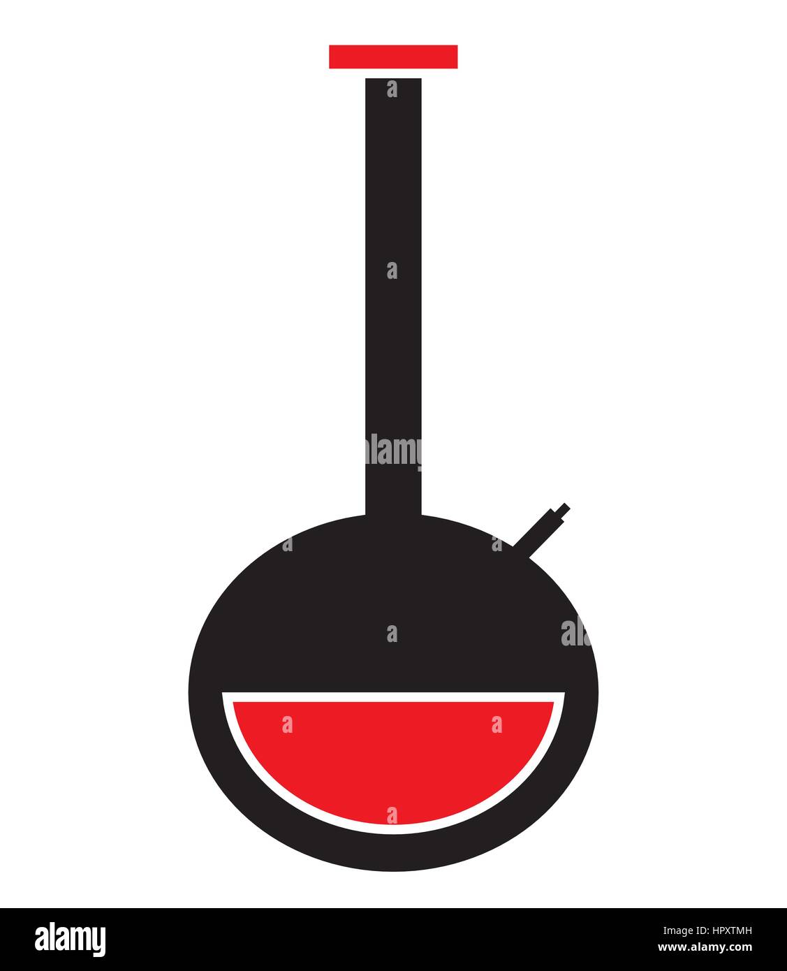 Distilling flask icon vector isolated in white background Stock Vector ...