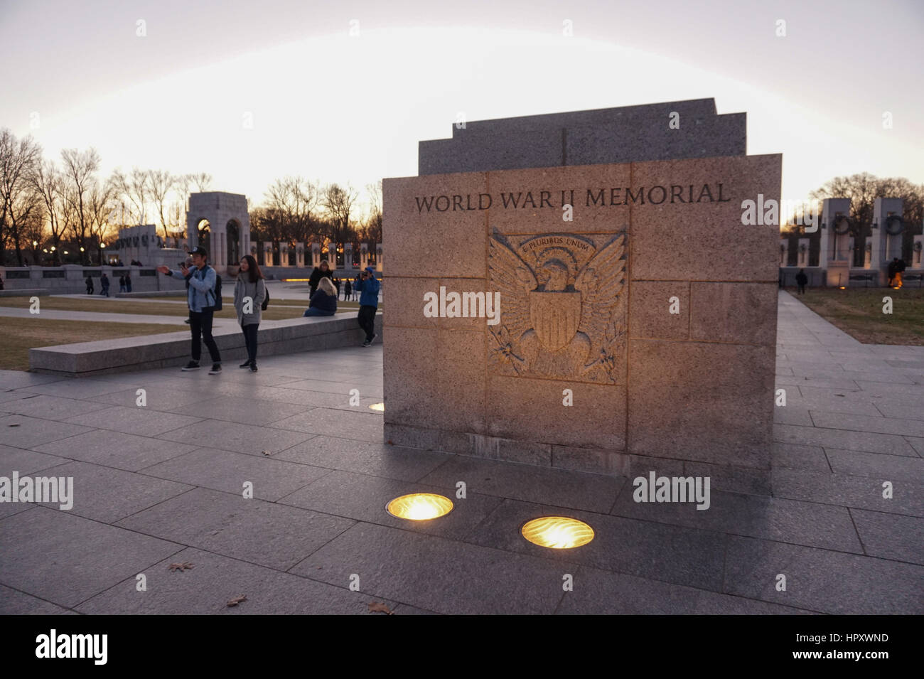 National World War II Memorial, Washington DC, USA Stock Photo - Alamy
