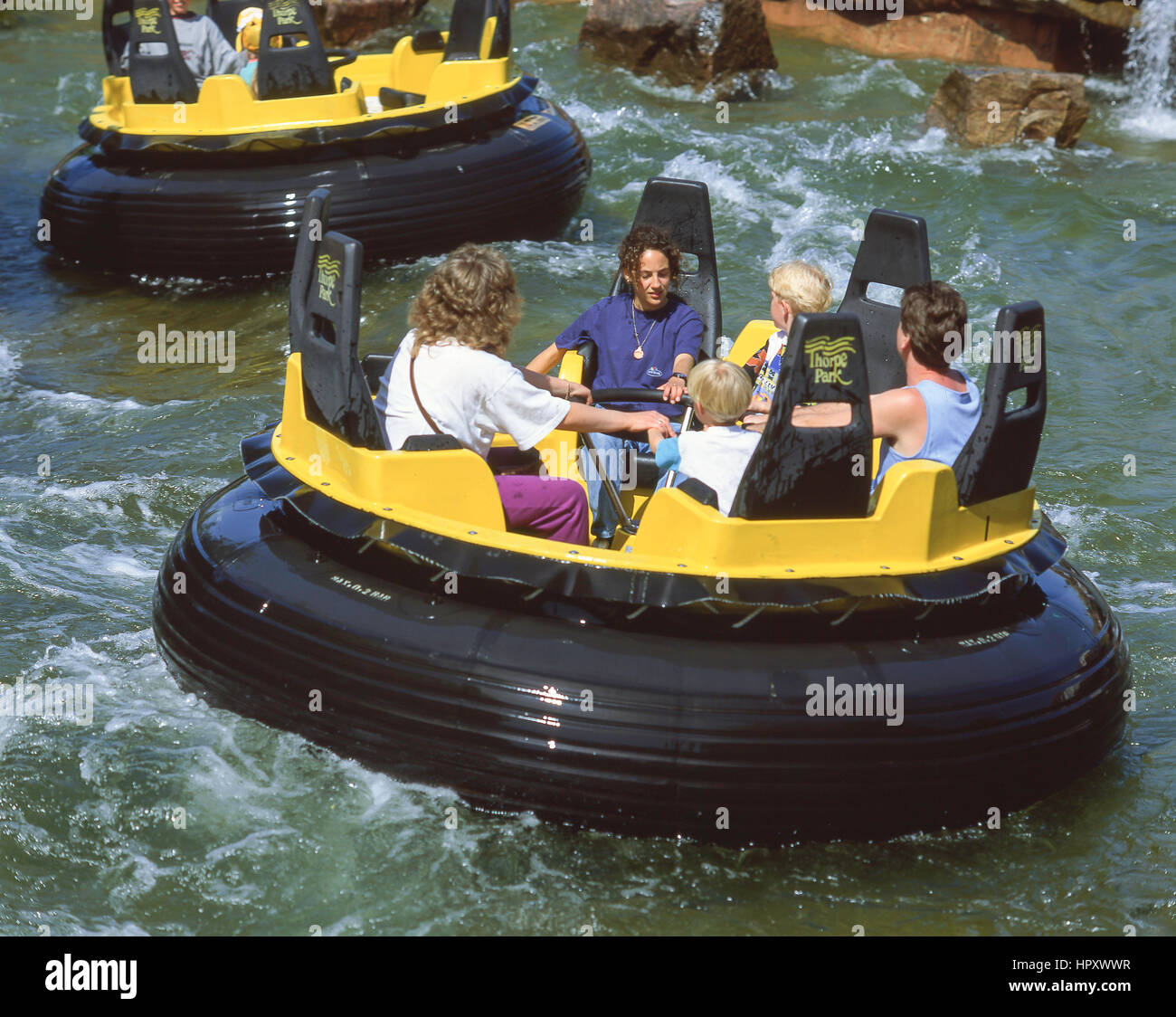 Rumba Rapids Ride, Thorpe Park Theme Park, Chertsey, Surrey, England ...