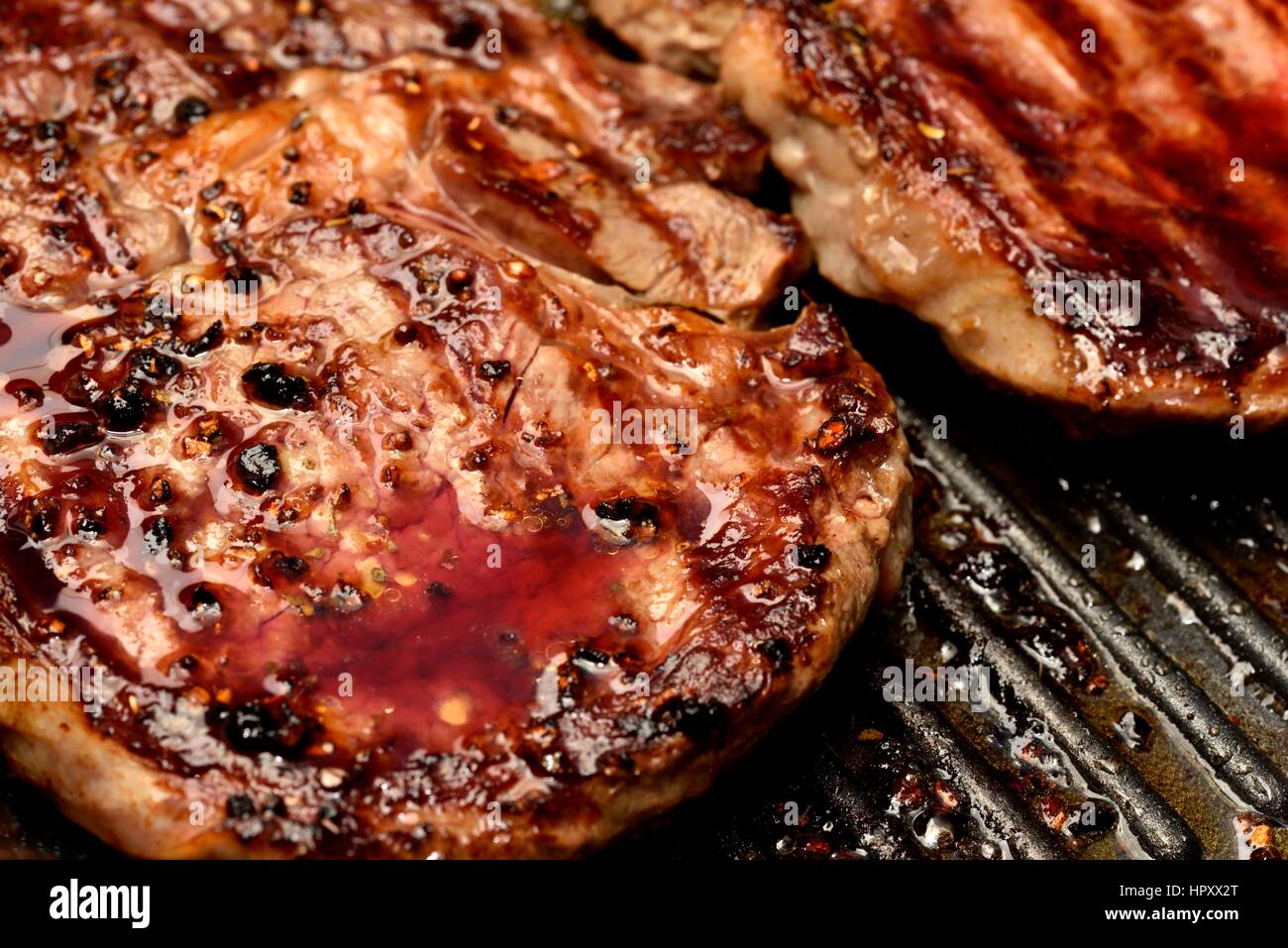 Close up ribeye steak hi-res stock photography and images - Alamy