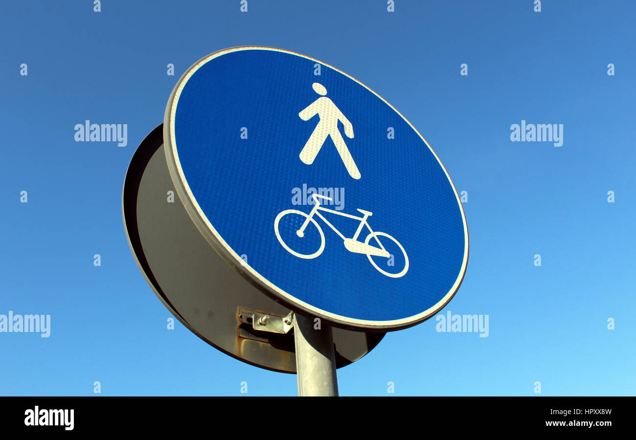 Cycle Lane Road Sign High Resolution Stock Photography and Images - Alamy
