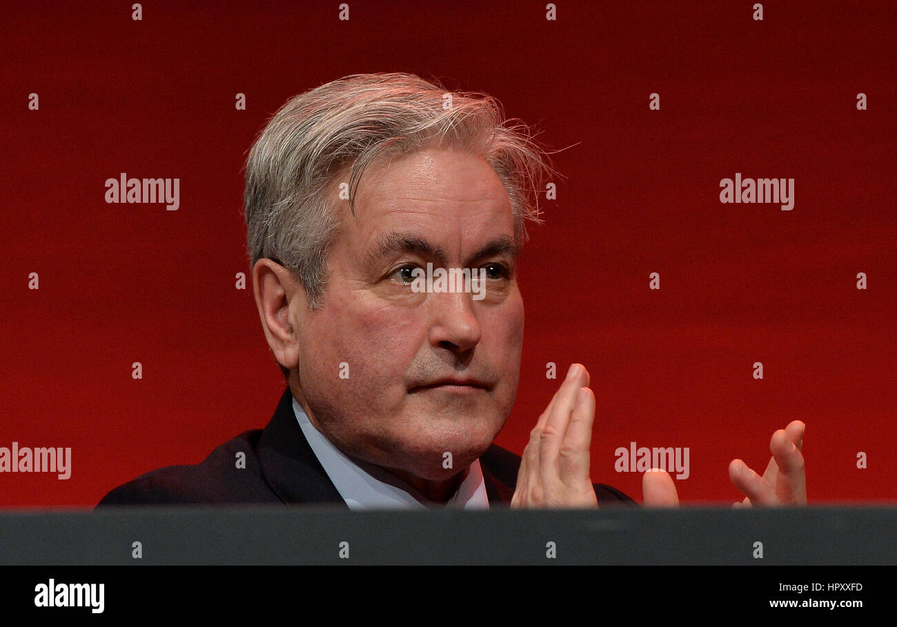 Ian Gray, Education, Skills and Science Spokesperson looks on during ...
