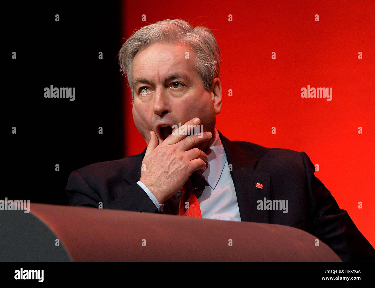 Ian Gray, Education, Skills and Science Spokesperson looks on during ...