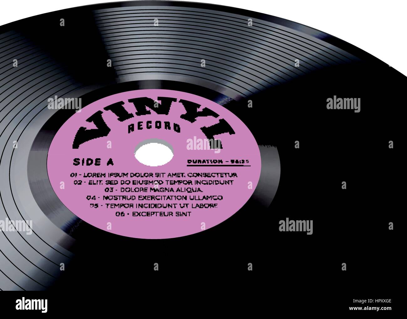 33 rpm Stock Vector Images - Alamy