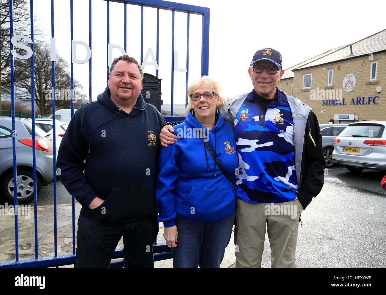 Siddal ARLFC fans make their way into the ground during the Ladbrokes ...